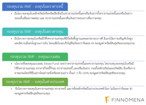 RMF แบบไหนที่เหมาะกับคุณ เพื่อเป้าเกษียณระยะยาว - Finnomena